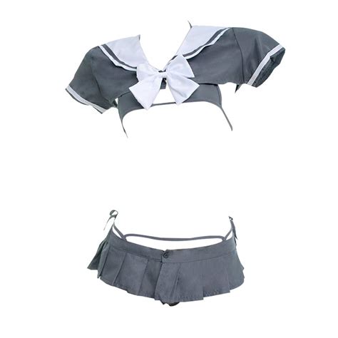Buy Japanese Schoolgirl Uniform Sexy Anime Cosplay Bikini Underwear