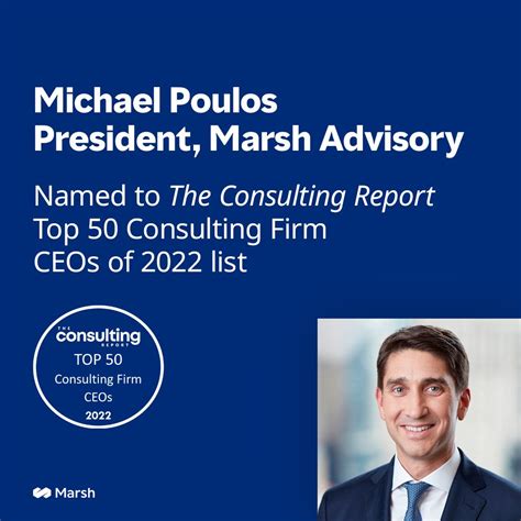 Christine Mikel On Linkedin Congratulations Michael Poulos Im Excited To Be Part Of Your Marsh…