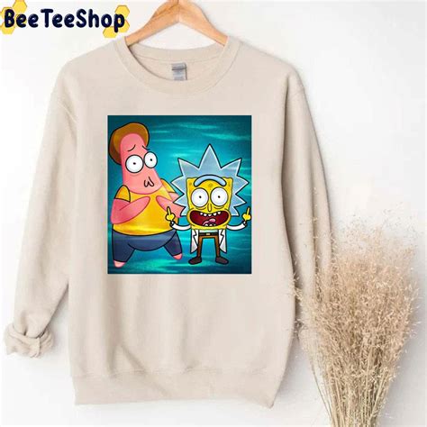Spongebob And Patrick Star Cosplay Rick And Morty Trending Unisex
