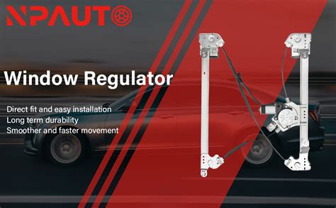 Front Passenger Side Power Window Regulator With Motor