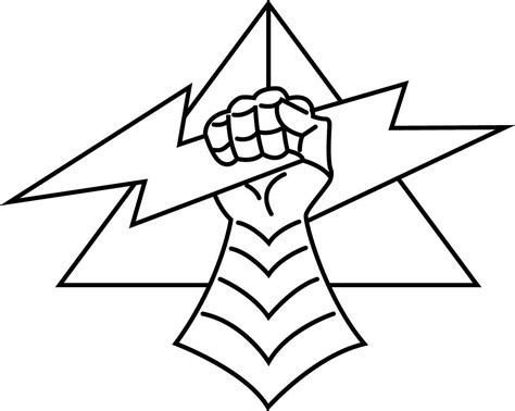 Us Army 4th Armored Division Unit Crest Vector File Black Wh Inspire Uplift