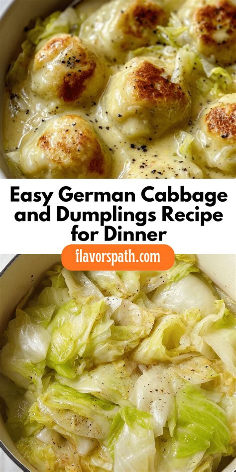 Volga German Cabbage And Dumplings Traditional Comfort Food