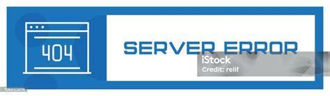 Server Error Icon Concept Stock Illustration Download Image Now