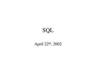 PPT SQL PowerPoint Presentation Free Download ID 2926433