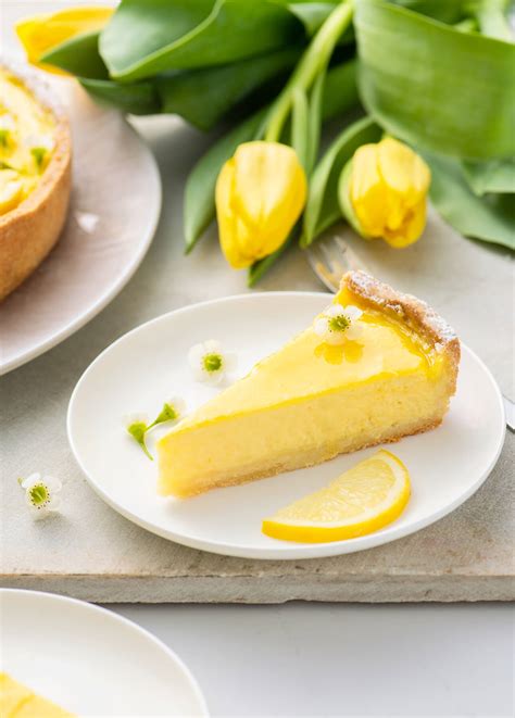 Classic French Lemon Tart Tarte Au Citron Food Nouveau