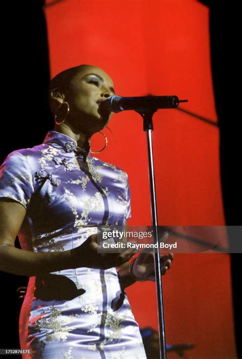 Singer Sade Performs At The United Center In Chicago Illinois In