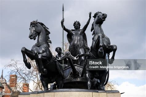 Boadicea And Her Daughters Is A Bronze Sculpture Statue Of Queen