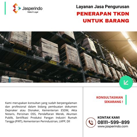 Penerapan Tkdn Untuk Barang Jasperindo