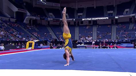 Men Floor Exercise Gymnastics