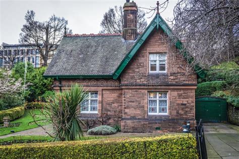 Great Aunt Lizzies House In Princes Street Gardens Edinburgh Editorial