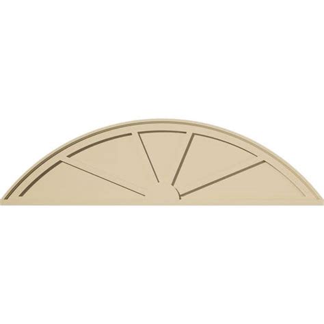 Ekena Millwork 56 In W X 15 In H X 2 In P Segment Arch 4 Spokesignature