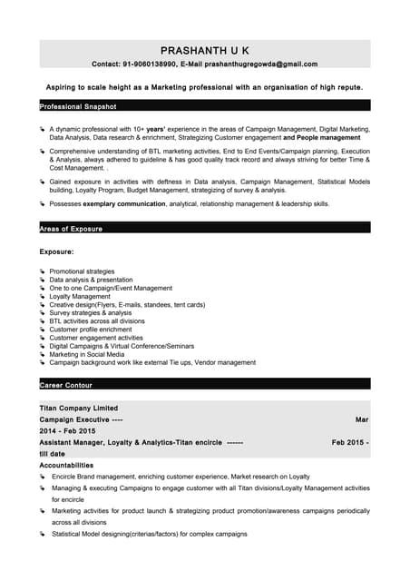 Prashanth Assistant Manager 18 Feb Pdf