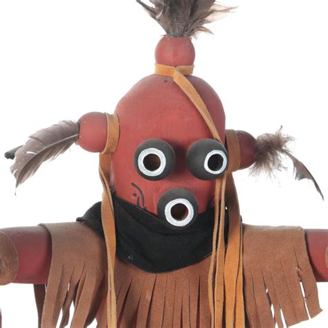 Native American Hopi Mudhead Kachina Figure Ebth
