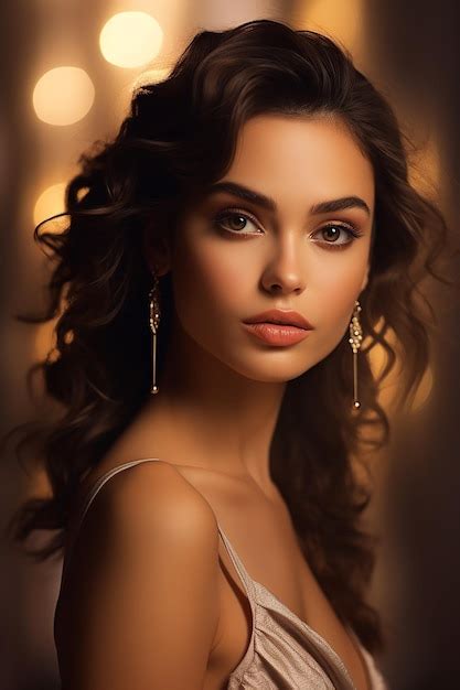 Premium Ai Image Beautiful Elegant Model Wearing Ultra Realistic Photo