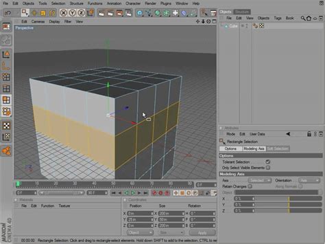 Cinema 4d Basics 08 Selection Loops Youtube