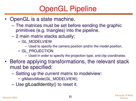 PPT Computer Graphics 3 Lecture 3 OpenGL PowerPoint Presentation