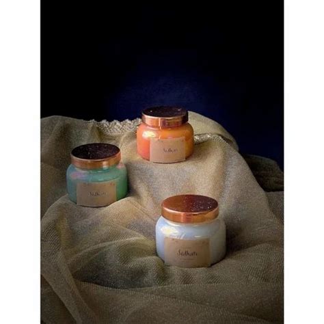 White Pearl Scented Jar Wax Candle At ₹ 399piece In Noida Id