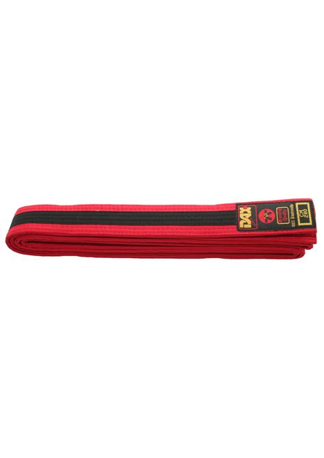 Redblack Striped Budo Belt Order Online On Daisho