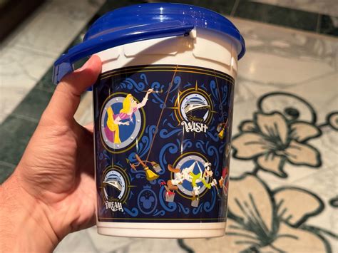 New Popcorn Bucket Available Onboard The Disney Treasure Wdw News Today