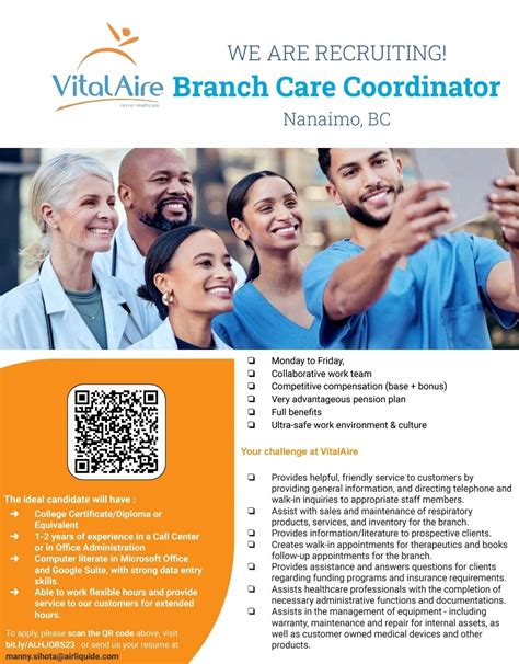 We Are Recruiting For Branch Care Cordinatorscustomer Service