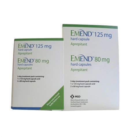 Emend Aprepitant Capsules 125 Mg80 Mg At ₹ 850strip In Nagpur Id