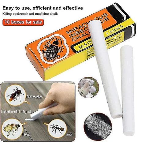 Cockroach Repeller Magic Dustless Chalk For Cockroach Ants 10 Boxes