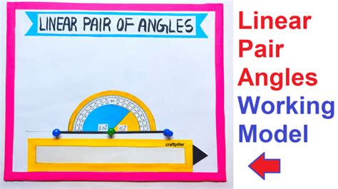 How To Make Linear Pair Angles Working Model Maths Tlm Project Simple And Easy Tlm Science