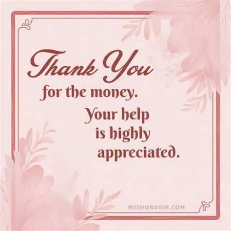 Best 13 201 Best Thank You Messages For Money T Thewordyboy Artofit