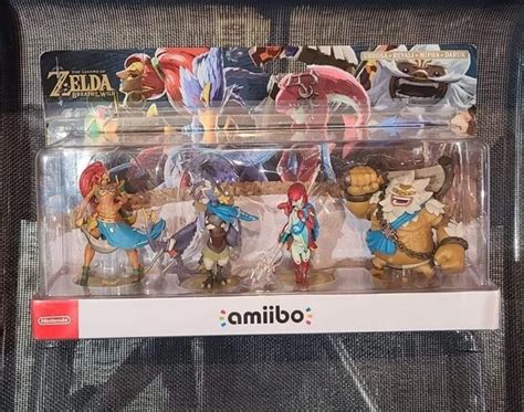 Pack 4 Amiibo Prodiges Zelda Breath Of The Wild Nintendo Switch Wii U