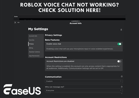 Roblox Voice Chat Not Working Lets Fix It