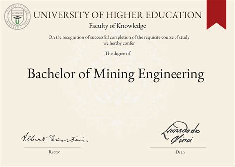 Bachelor Of Mining Engineering B Eng Mining