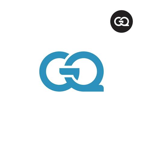 Letter Gq Monogram Logo Design 24826040 Vector Art At Vecteezy