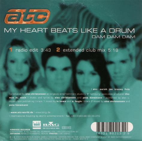 Atc A Touch Of Class My Heart Beats Like A Drum Dam Dam Dam
