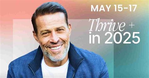 Thrive In 2025 W Tony Robbins Free Ticket Register Now