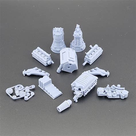 Dodge Hellcat Demon Hellaphant Model Engine Resin 3d Printed 1 25 1 24 4707639446