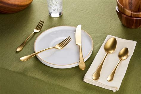 The 8 Best Gold Flatware Sets Tested And Reviewed