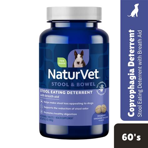 Naturvet Coprophagia Stool Eating Deterrent Chewable Tablets 60s