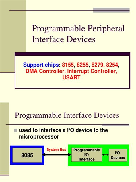 8155 Programmable Interface Pdf Input Output Computer Data