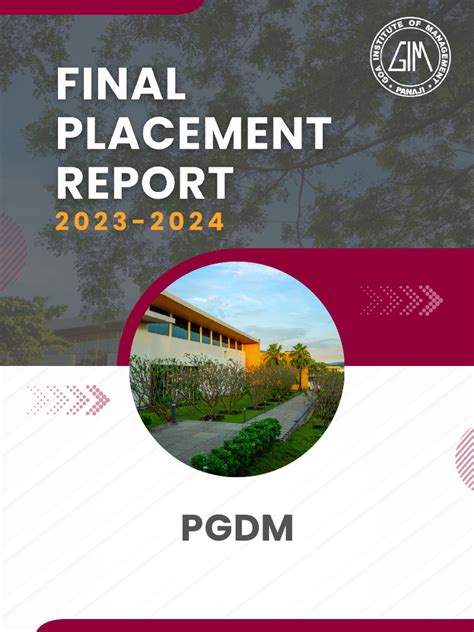 Updated Pgdm Final Placement Report 2024 0 Pdf Economies