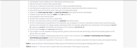 Note The Main Function Has Been Written For You Do