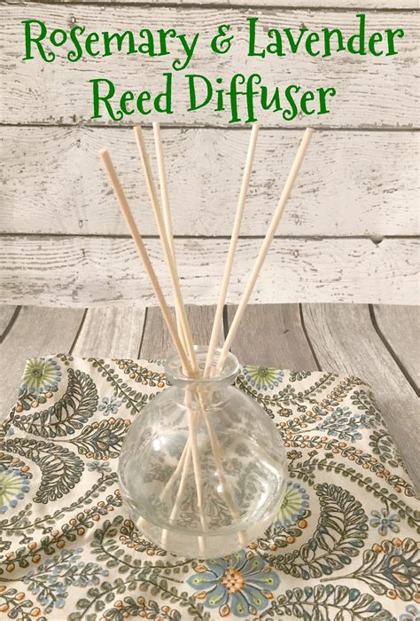 Rosemary And Lavender Reed Diffuser Diy Building Our Story