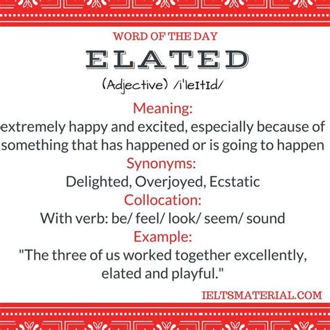 9 Understanding Elated Meaning Examples And Usage Explained