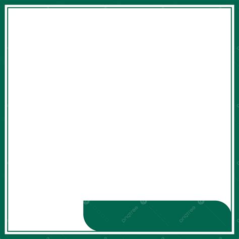 Green Twibbon Border Vector Green Square Twibbon Green Square Twibbon Vector Green Square