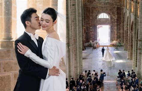 As Imagens Do Casamento Da Modelo Ming Xi No épico Mont Saint Michel