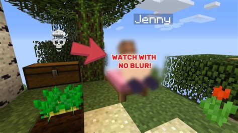 Jenny Mod No Blur Watch Alone In A Room Youtube