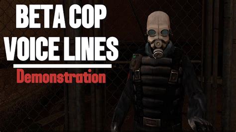 hl2 beta metrocop voice replacement youtube