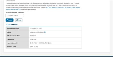 How To Verify Qst In Canada Lookuptax