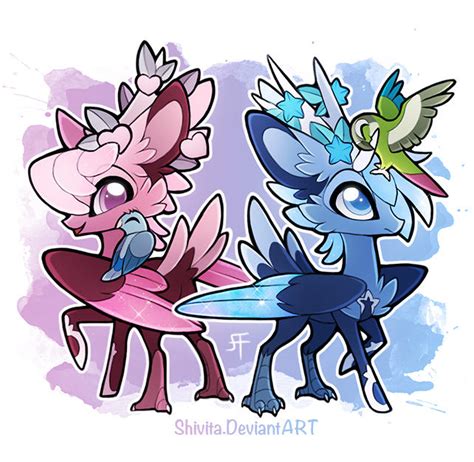 Chibi Peryton With Parrots By Shivita On Deviantart