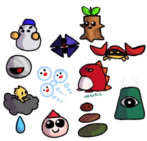 Kirby Enemy Sprites