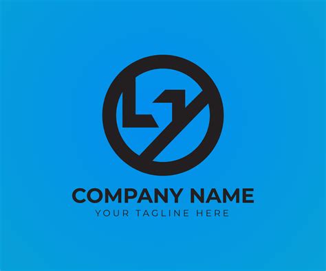 Ly Letter Type Logo Design Vector Template Abstract Letter Ly Logo Design Ly Letter Logo